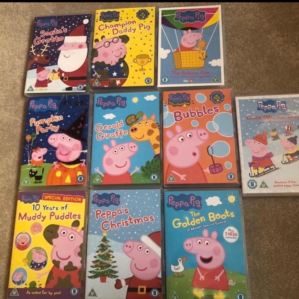 10x Peppa pig DVD in South Staffordshire für 4,00 £ zum Verkauf | Shpock DE
