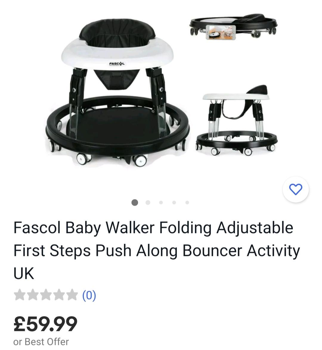 Fascol Baby Walker black & white in SE9 London Borough of Lewisham für ...