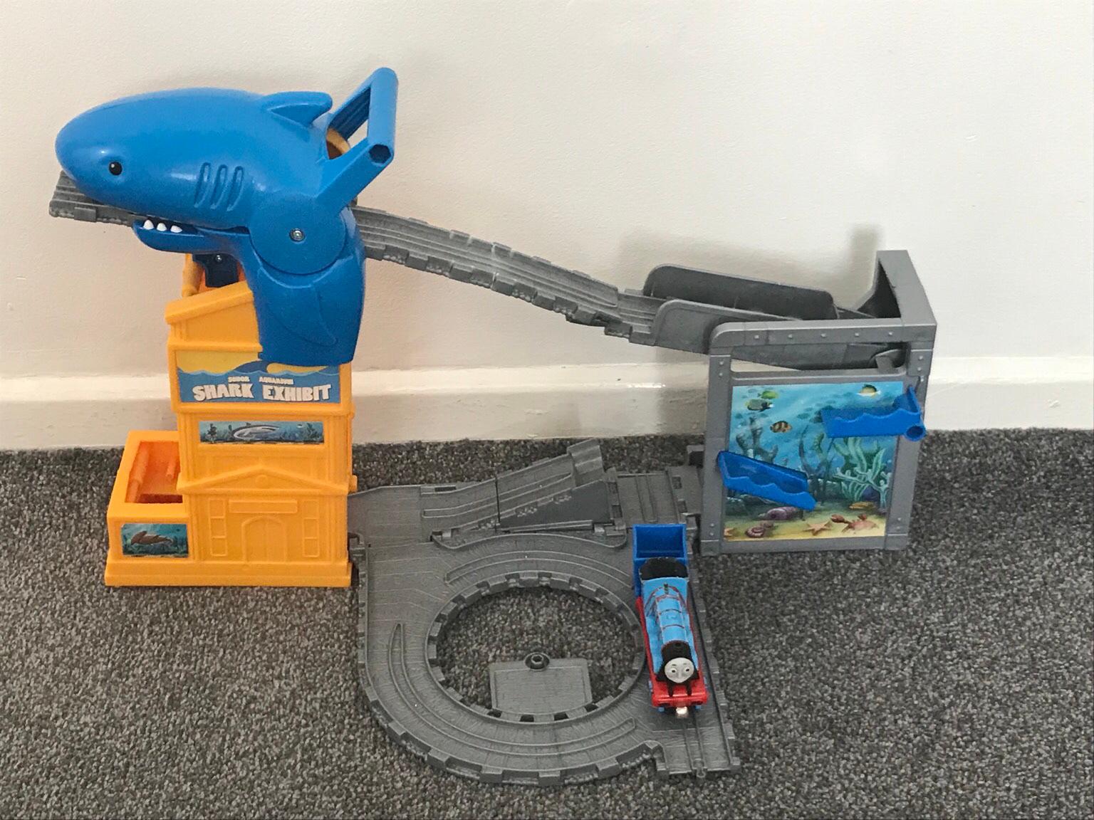 Thomas shark track with train in LE4 Charnwood for £10.00 for sale | Shpock