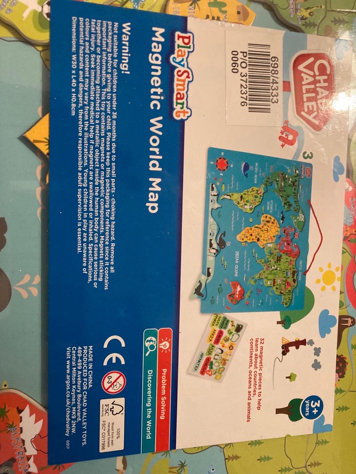 Magnetic map of the world in EN5 Barnet for £3.00 for sale | Shpock