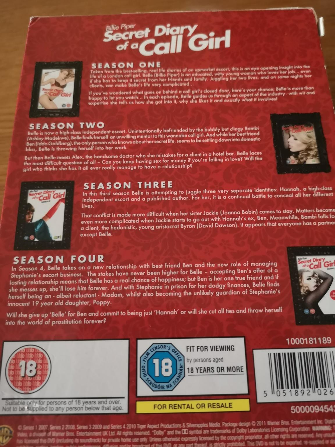 Secret Diary Of A Call Girl Seasons 1 4 Dvds In Dy5 Dudley Für £ 4 00