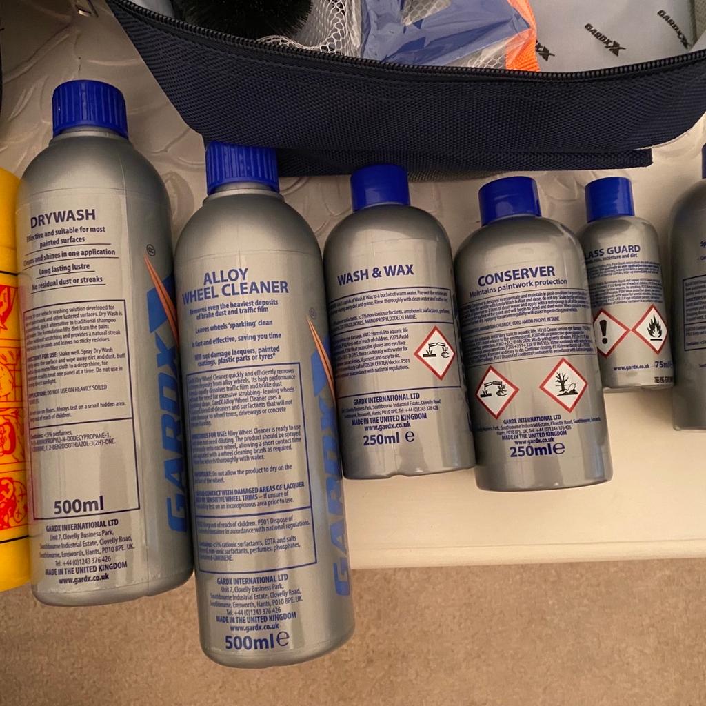 Gardx car cleaning & emergency breakdown kit in NG31 Kesteven for £25. ...