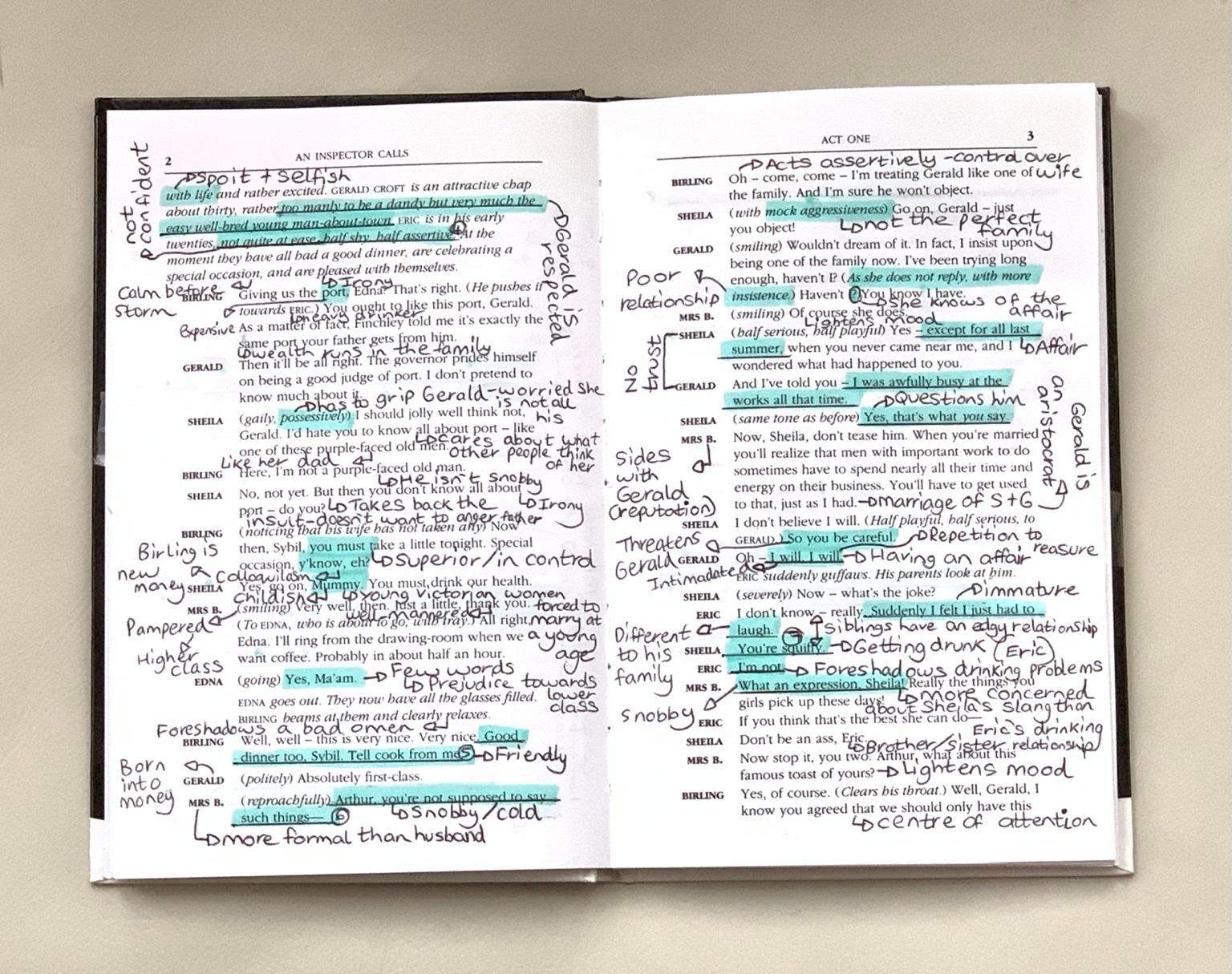 An Inspector Calls- FULLY ANNOTATED in TW5 Hounslow für 8,00 £ zum ...