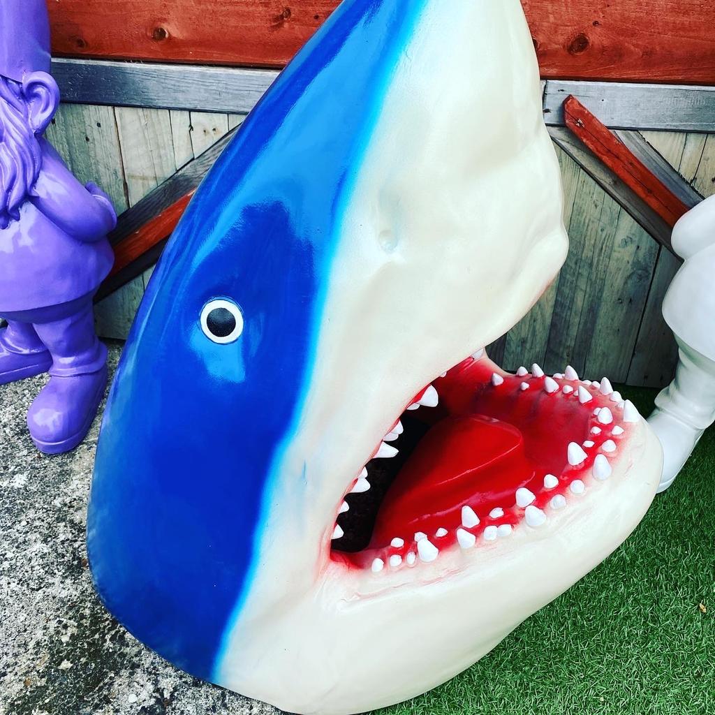 Full size fibreglass cast Shark head prop in CM22 Stortford für 225,00 ...