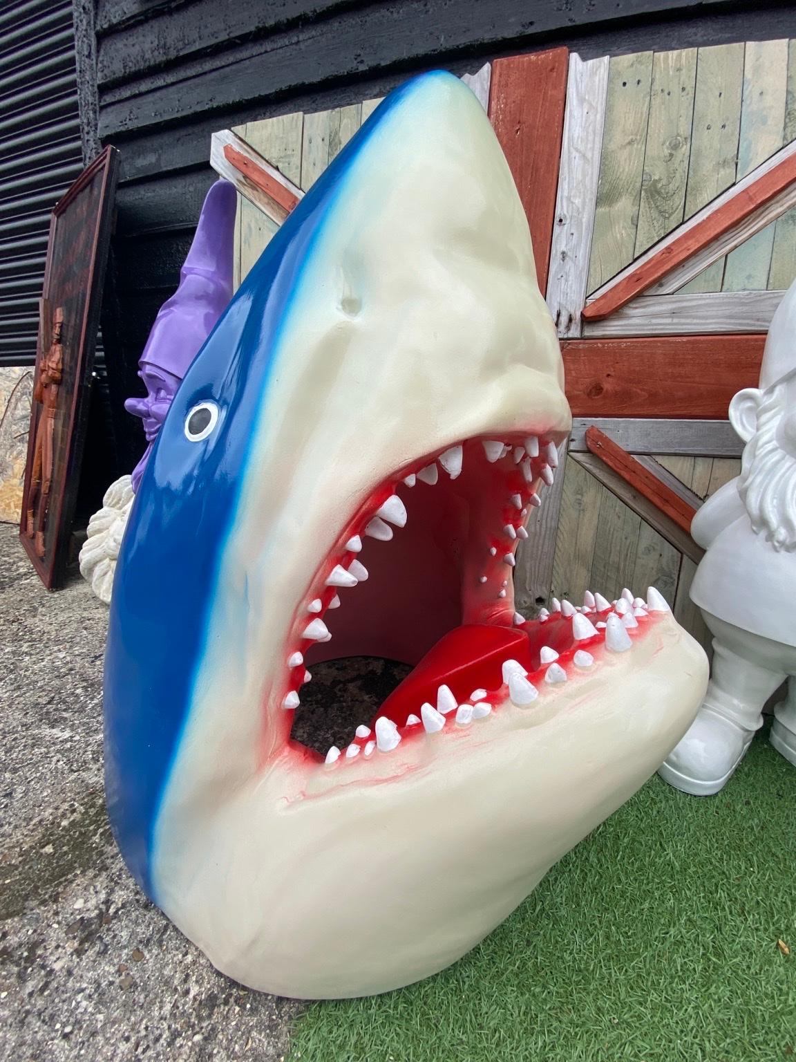 Full size fibreglass cast Shark head prop in CM22 Stortford für 225,00 ...