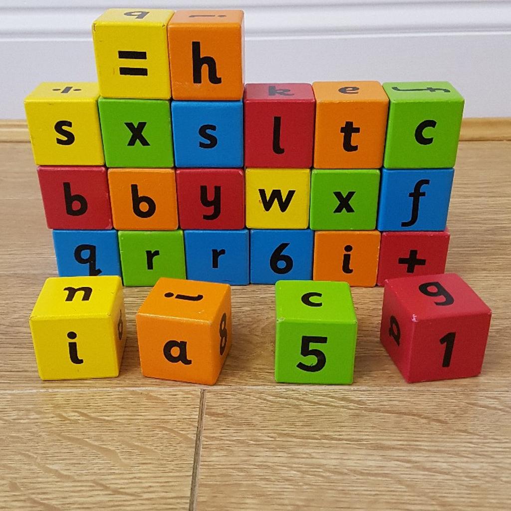 ELC wooden alphabet and numbers blocks in SM1 Sutton für 6,00 £ zum ...