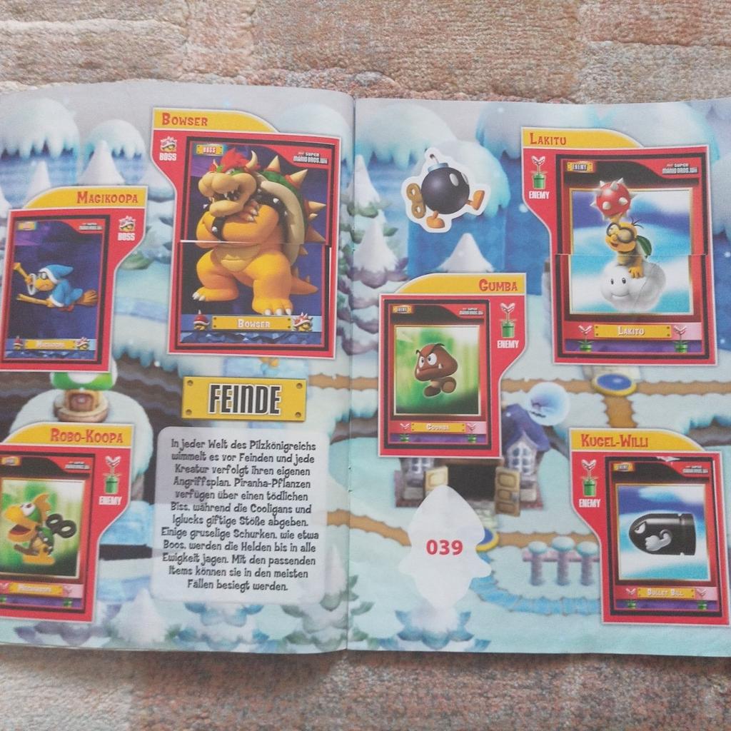 Super Mario Bros Sticker Album in 3300 Amstetten für € 22,00 zum ...