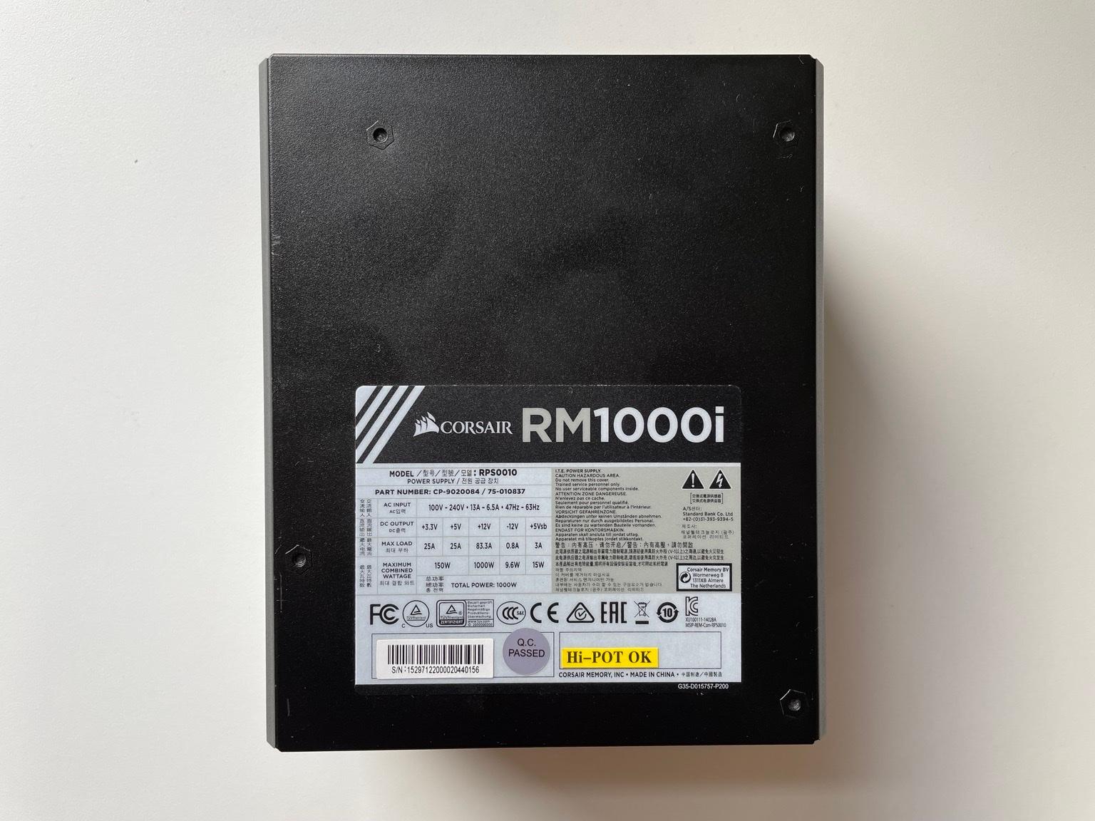 Corsair RM1000i Power Supply in PO30 Newport for £40.00 for sale | Shpock
