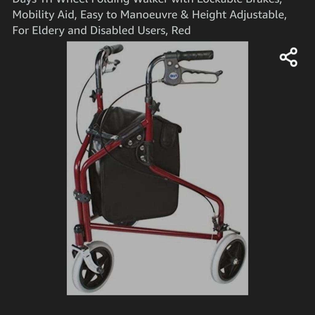 Days Tri Wheel walker in S74 Barnsley for £30.00 for sale | Shpock