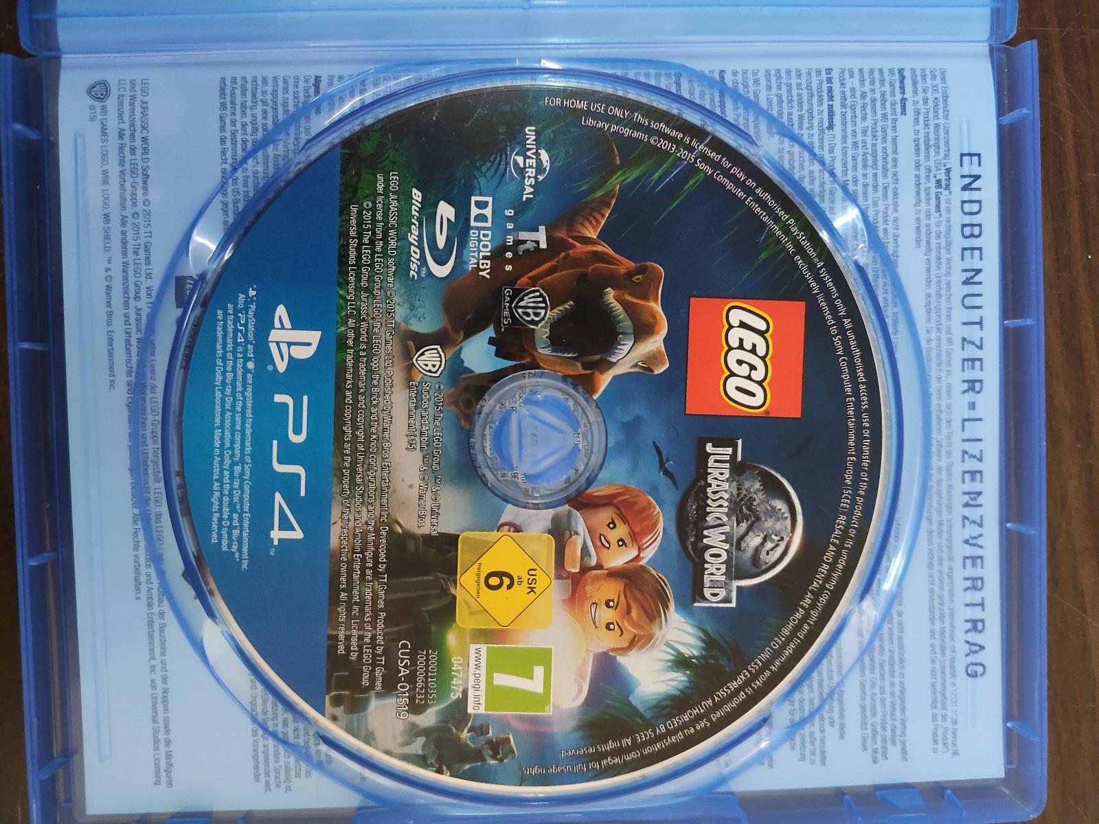 Lego - Jurassic World für Playstation 4 in 31177 Harsum für 10,00 € zum ...
