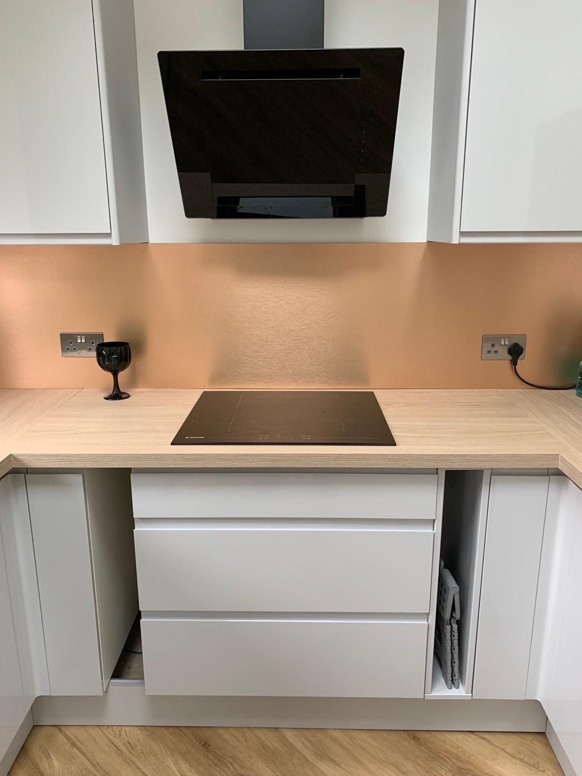 Brushed Copper B&Q Splashback in M41 Trafford for £50.00 for sale | Shpock