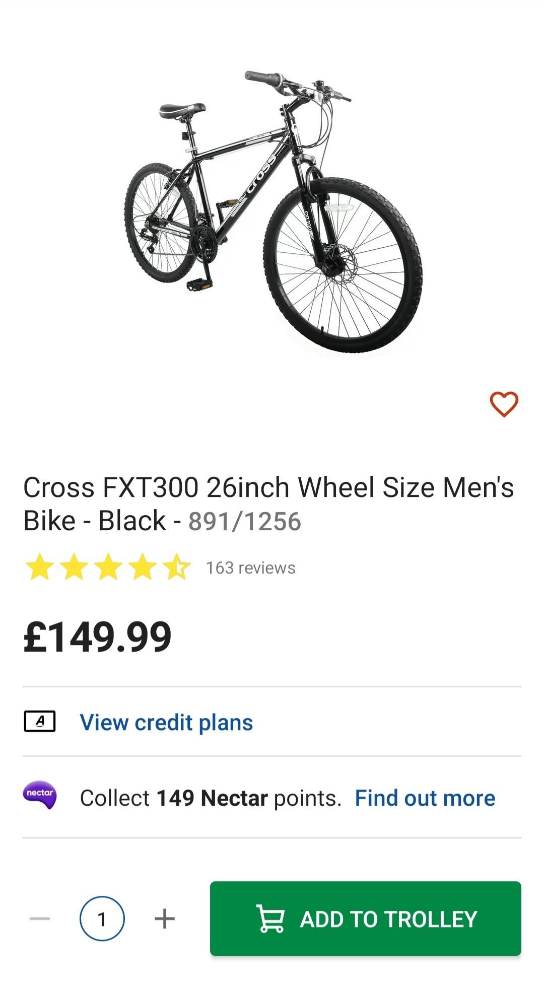 Cross FXT300 26 inch mens mountain bike Black in WV14 Dudley for £45.00 ...