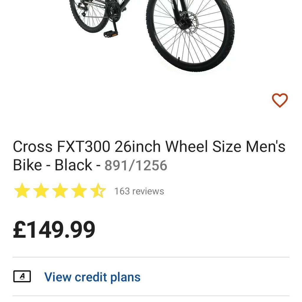 Cross FXT300 26 inch mens mountain bike Black in WV14 Dudley for £45.00 ...