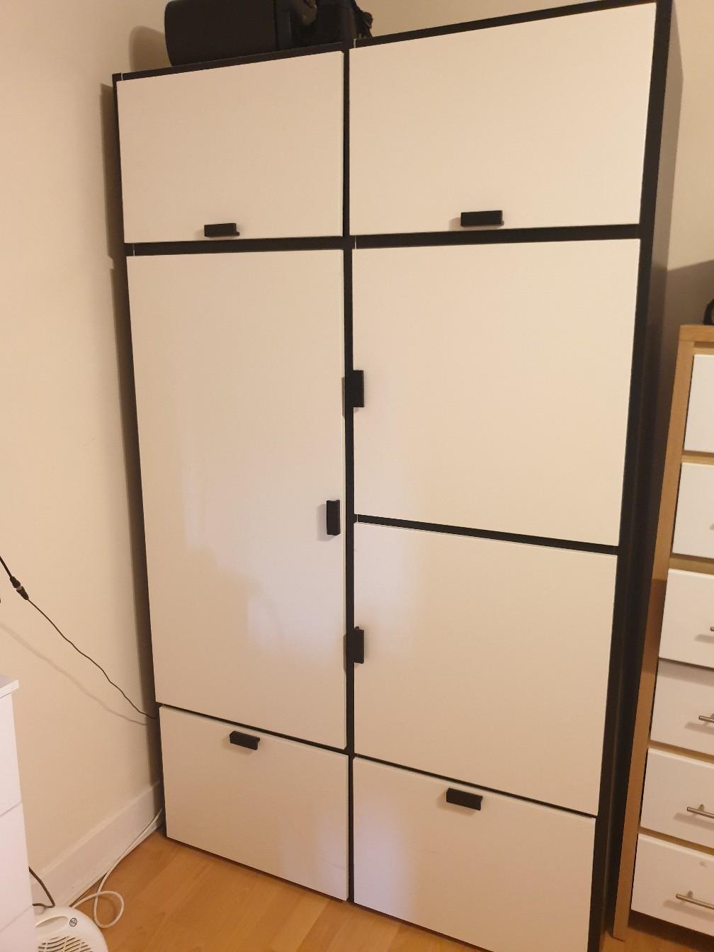 Ikea ODDA Wardrobe black/ white in RM20 Thurrock für 80,00 £ zum ...