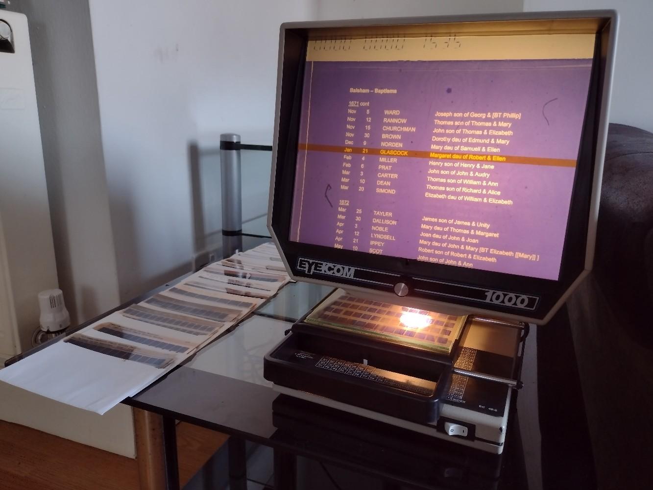 Eyecom 1000 Desktop Microfiche Reader in WS5 Walsall für 110,00 £ zum ...