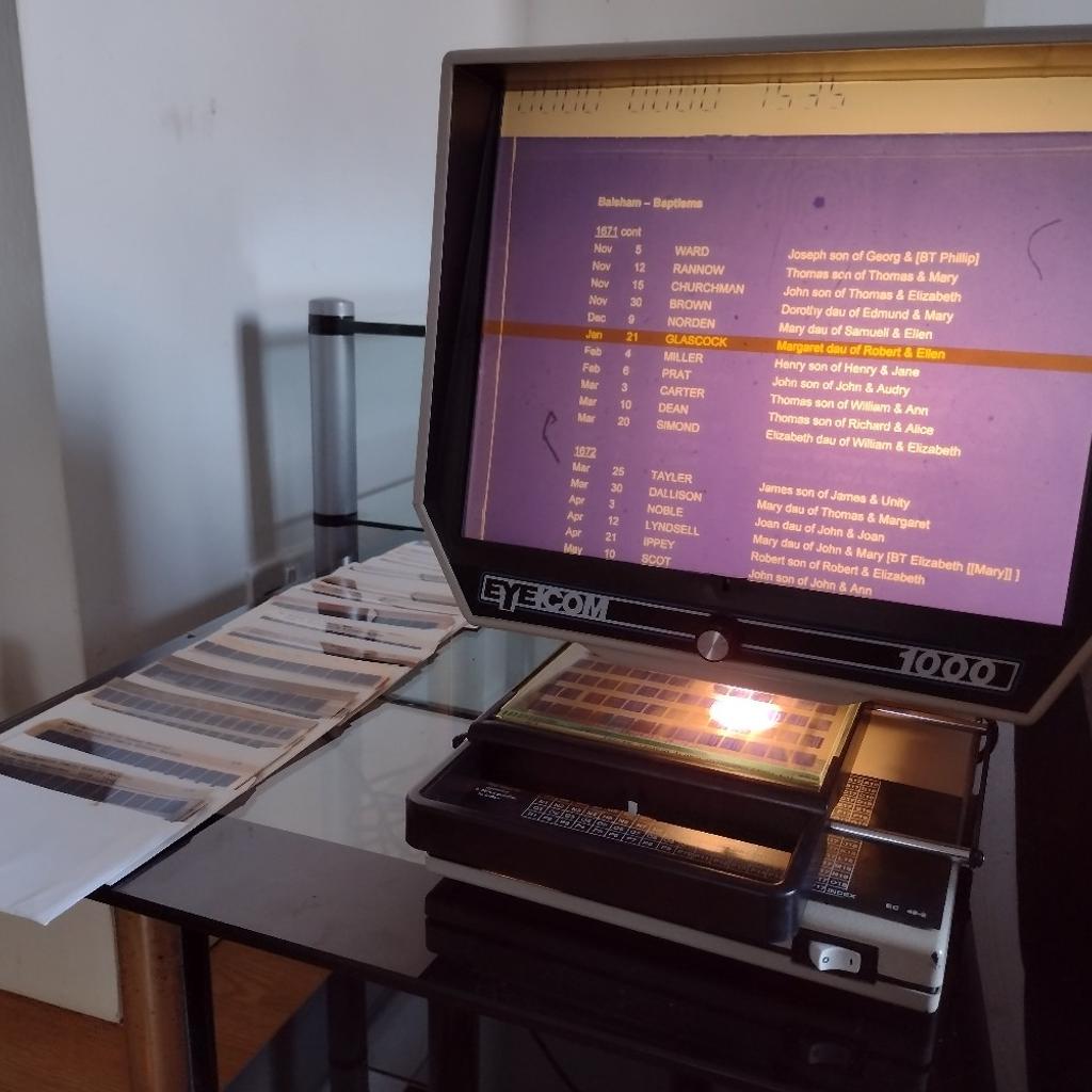 Eyecom 1000 Desktop Microfiche Reader in WS5 Walsall für 110,00 £ zum ...