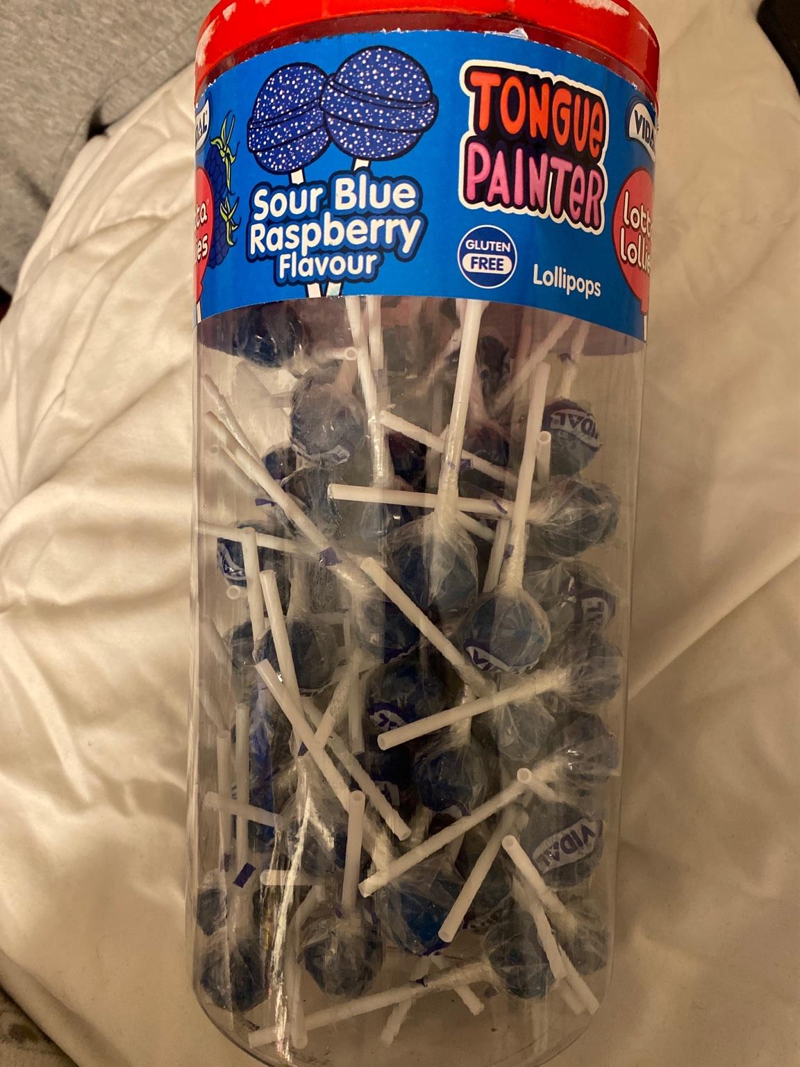 Vidal sour blue raspberry lollipops in B38 Birmingham for £5.00 for ...