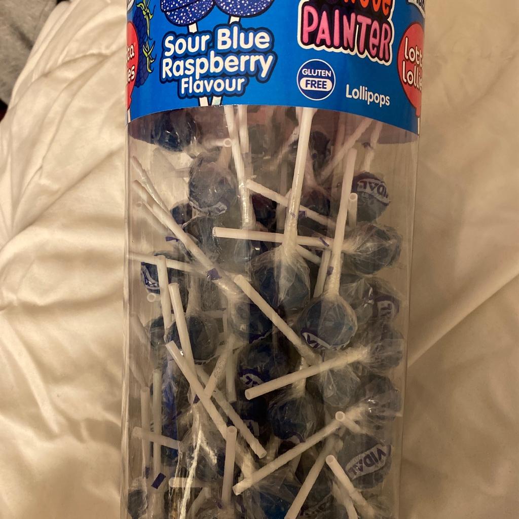 Vidal sour blue raspberry lollipops in B38 Birmingham for £5.00 for ...