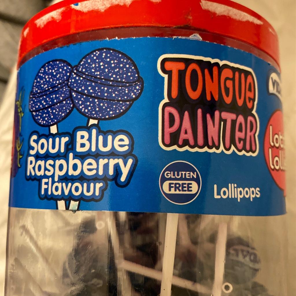 Vidal sour blue raspberry lollipops in B38 Birmingham for £5.00 for ...