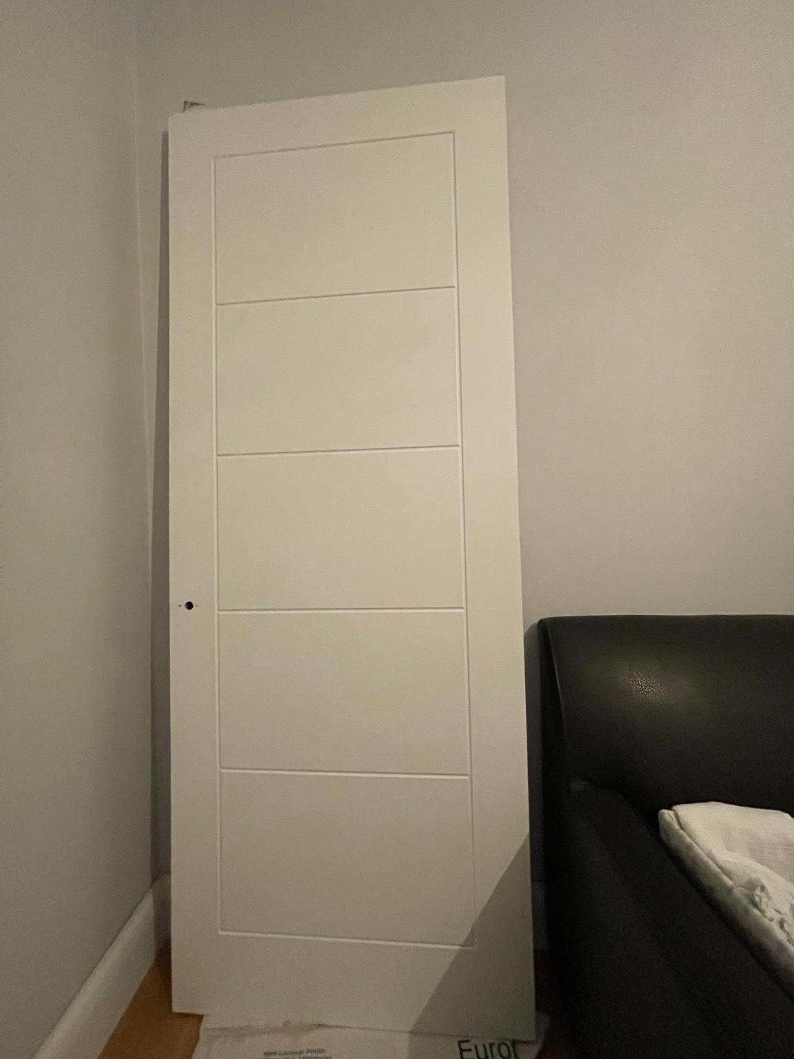 Howdens Linear White Primed Door in London Borough of Sutton for £20.00 ...