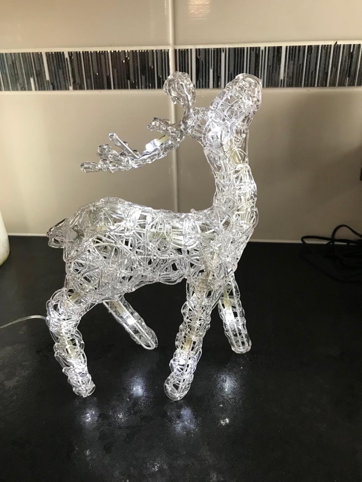 Laura Ashley Lit LED Reindeer Battery Op in Harlow für 7,00 £ zum ...