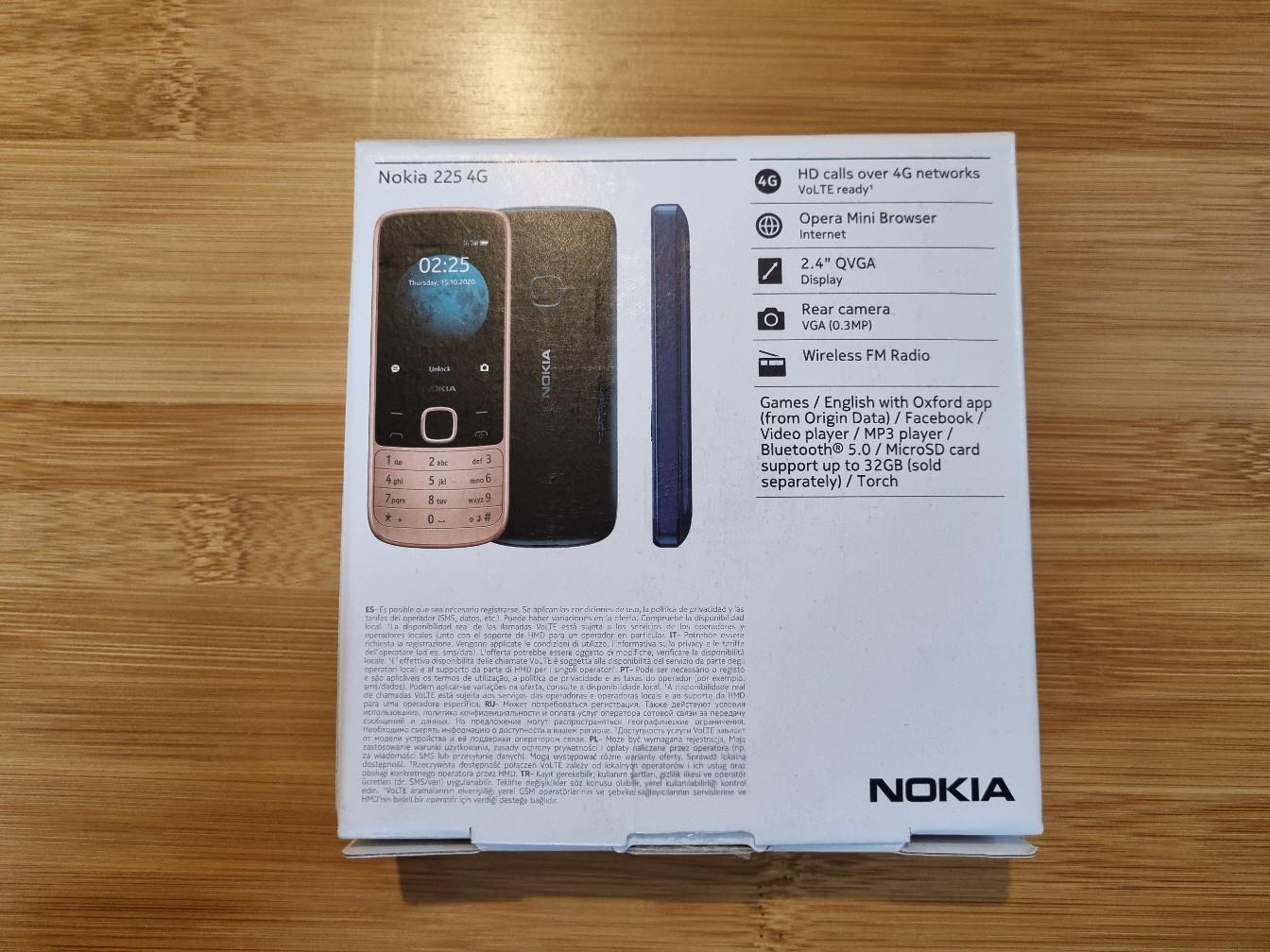 Nokia 225 4G Dual Sim Free Mobile Phone Blue in WS11 Cannock Chase for ...