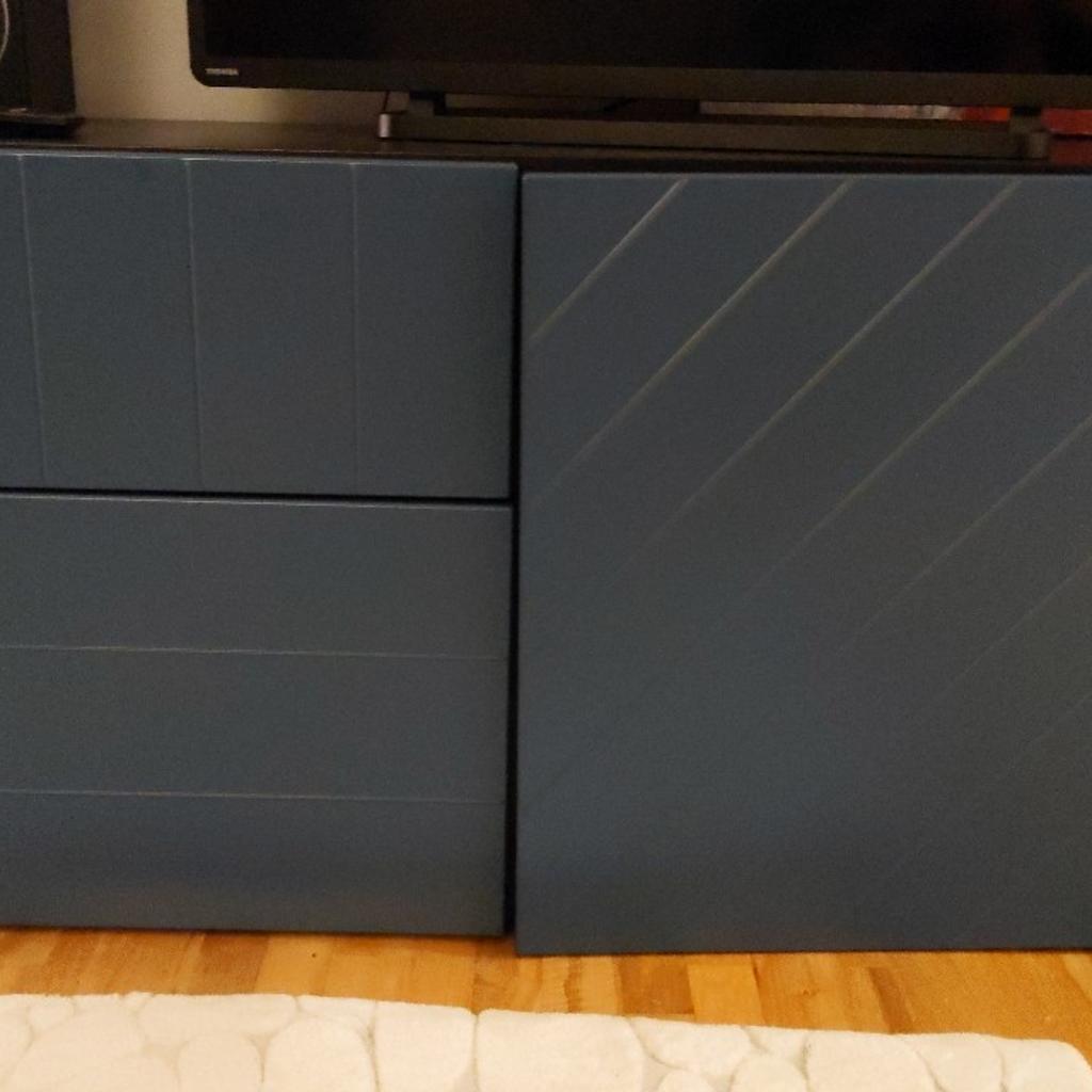 free - IKEA Besta blue TV unit/storage in NW2 London for free for sale ...