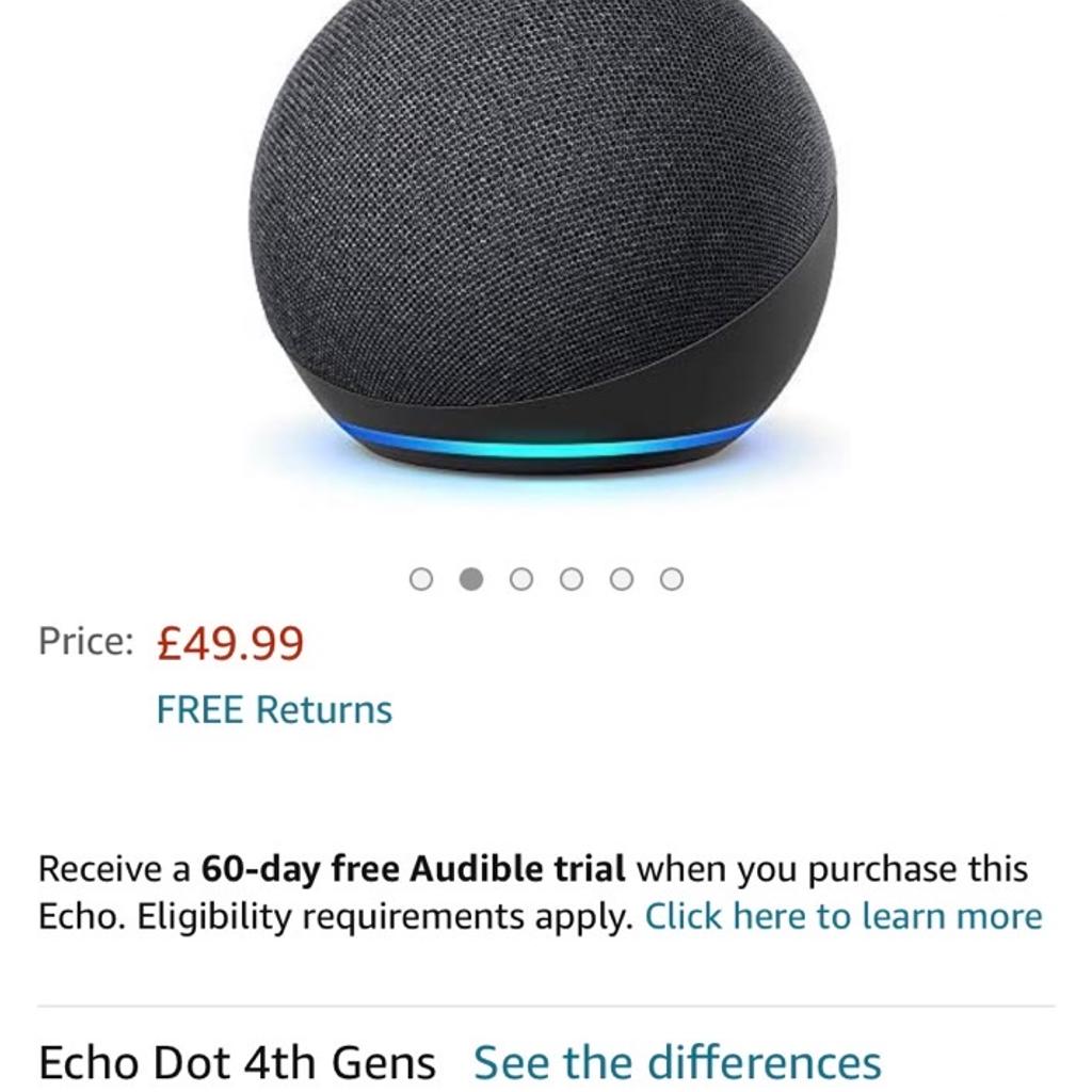 Amazon Echo Dot (4th Generation) in B64 Sandwell for £25.00 for sale | Shpock