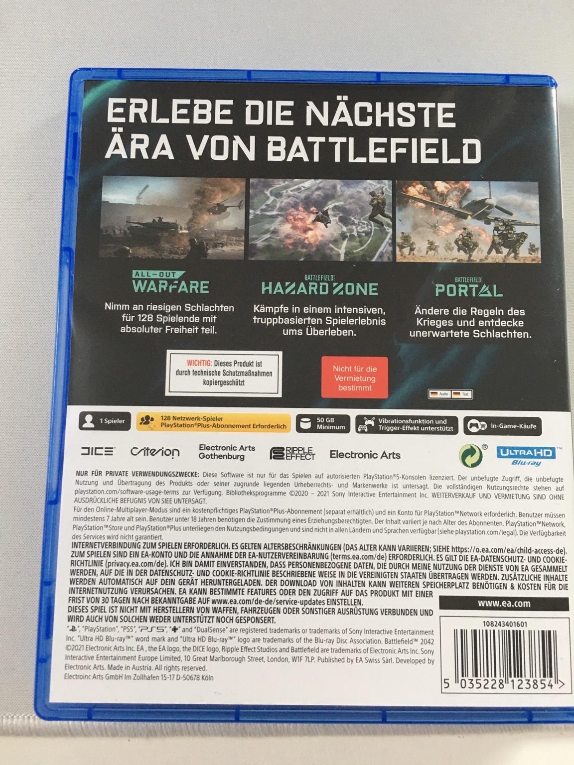 Battlefield 2042 *PS5* in 81825 München für € 53,00 zum Verkauf | Shpock AT