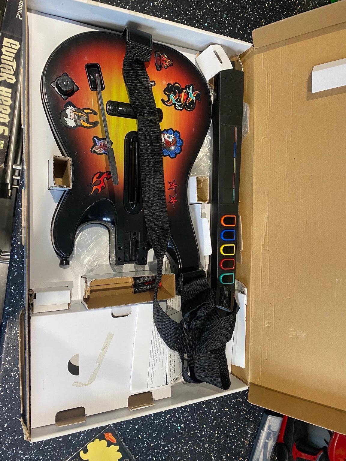 Ps2 with guitar hero, sing star and buzz game in Wolverhampton für 90 ...