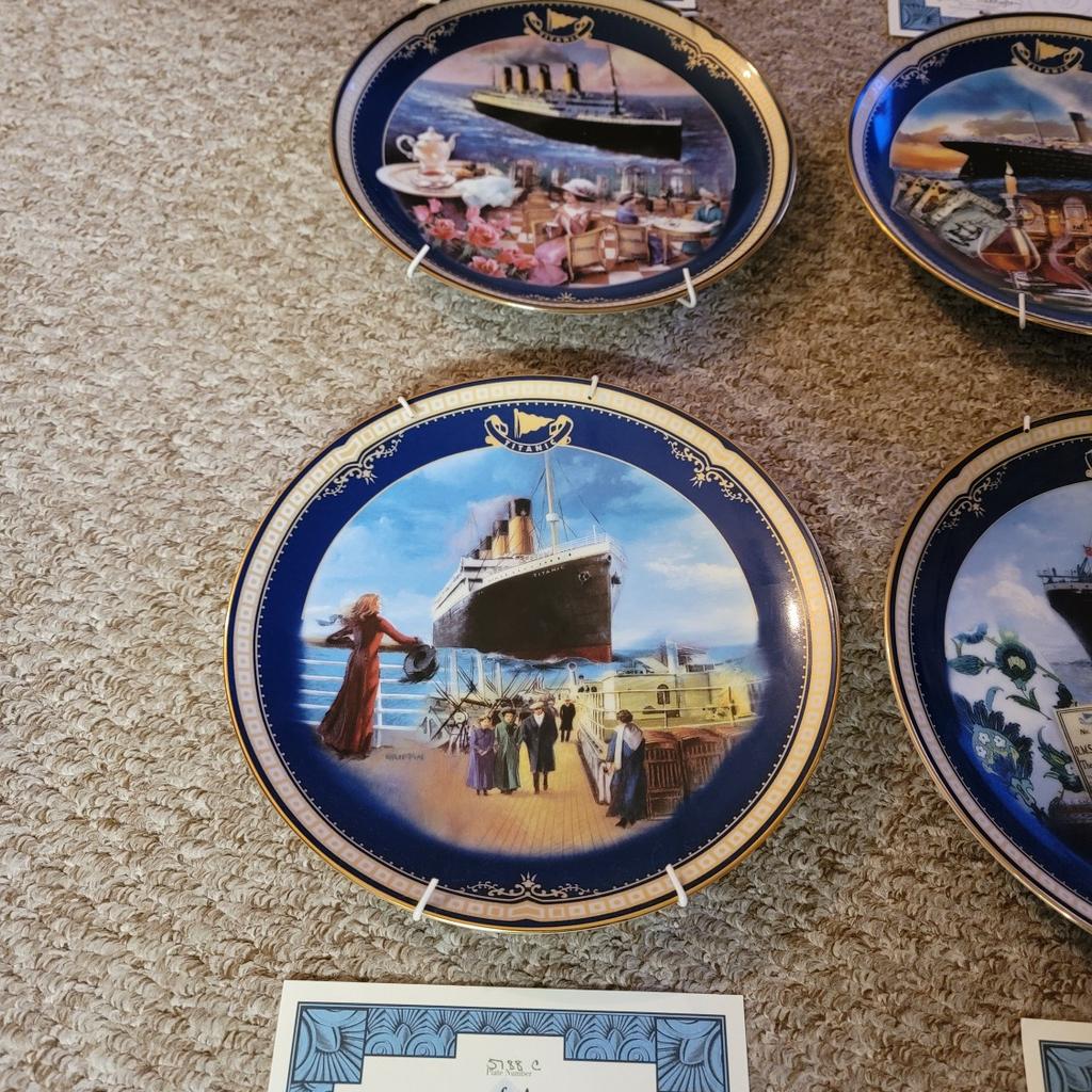 Authentic Titanic plates in CF48 Pant for £95.00 for sale | Shpock