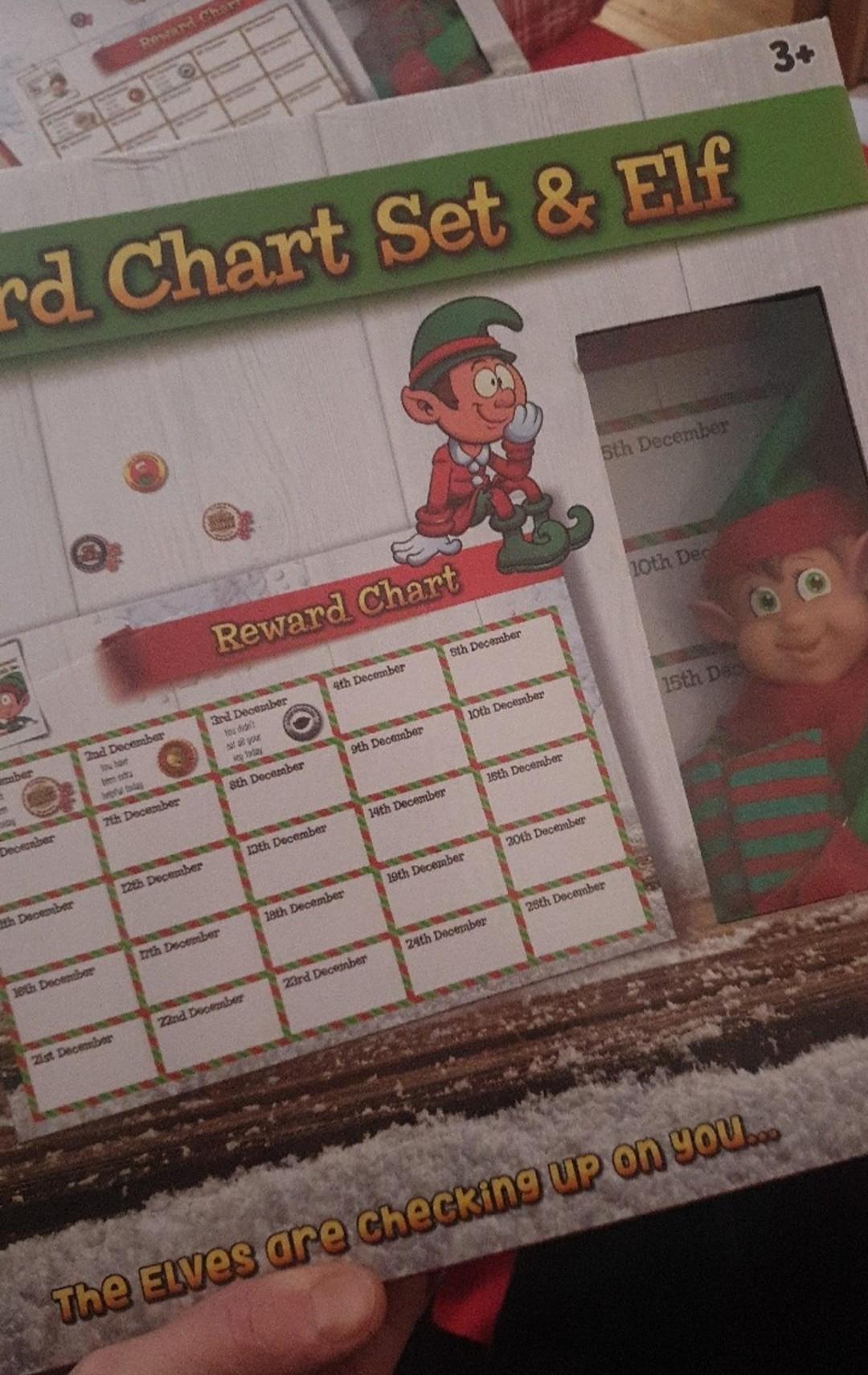 Elf and reward chart in WS10 Walsall for £2.50 for sale | Shpock