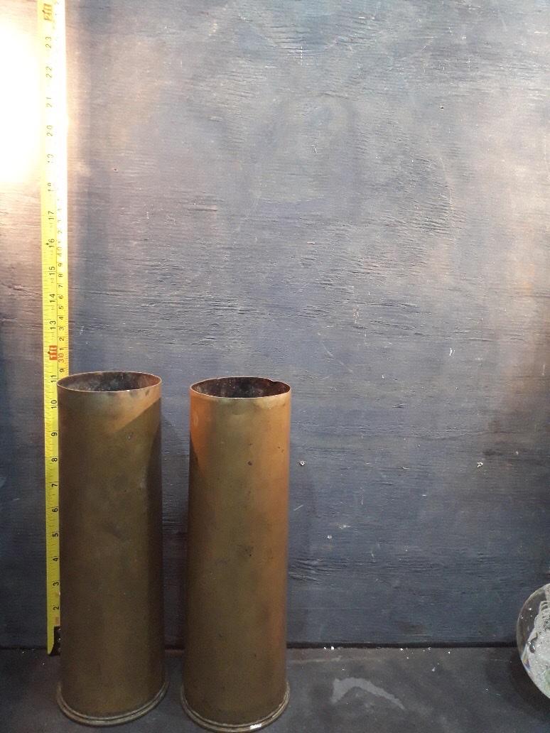 2 Trench Art 1917 Canadian WW1 Shell casings in South Staffordshire für ...