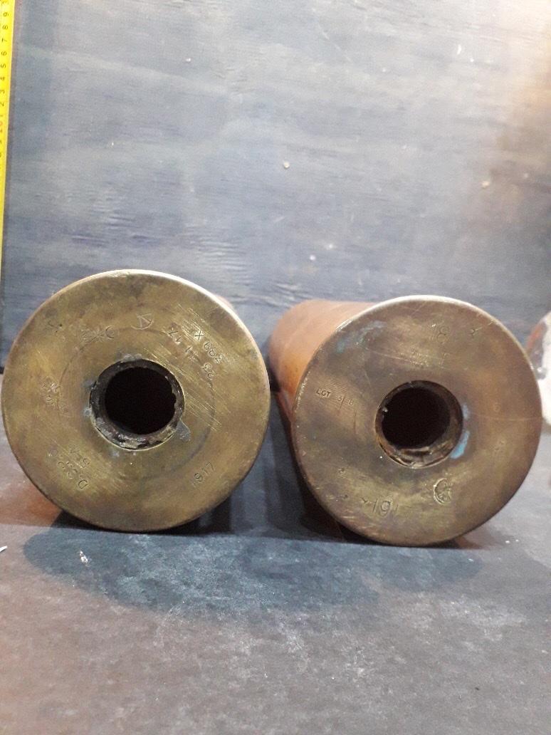 2 Trench Art 1917 Canadian WW1 Shell casings in South Staffordshire für ...