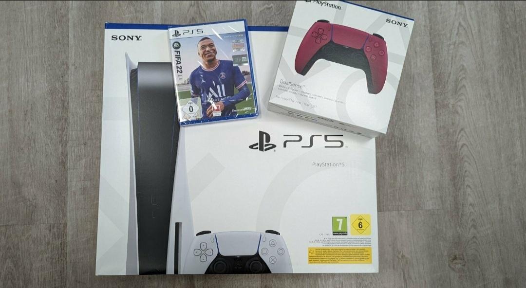 playstation 5 Ps5 Disc + Fifa 22 + Controller in 68723 Schwetzingen für ...