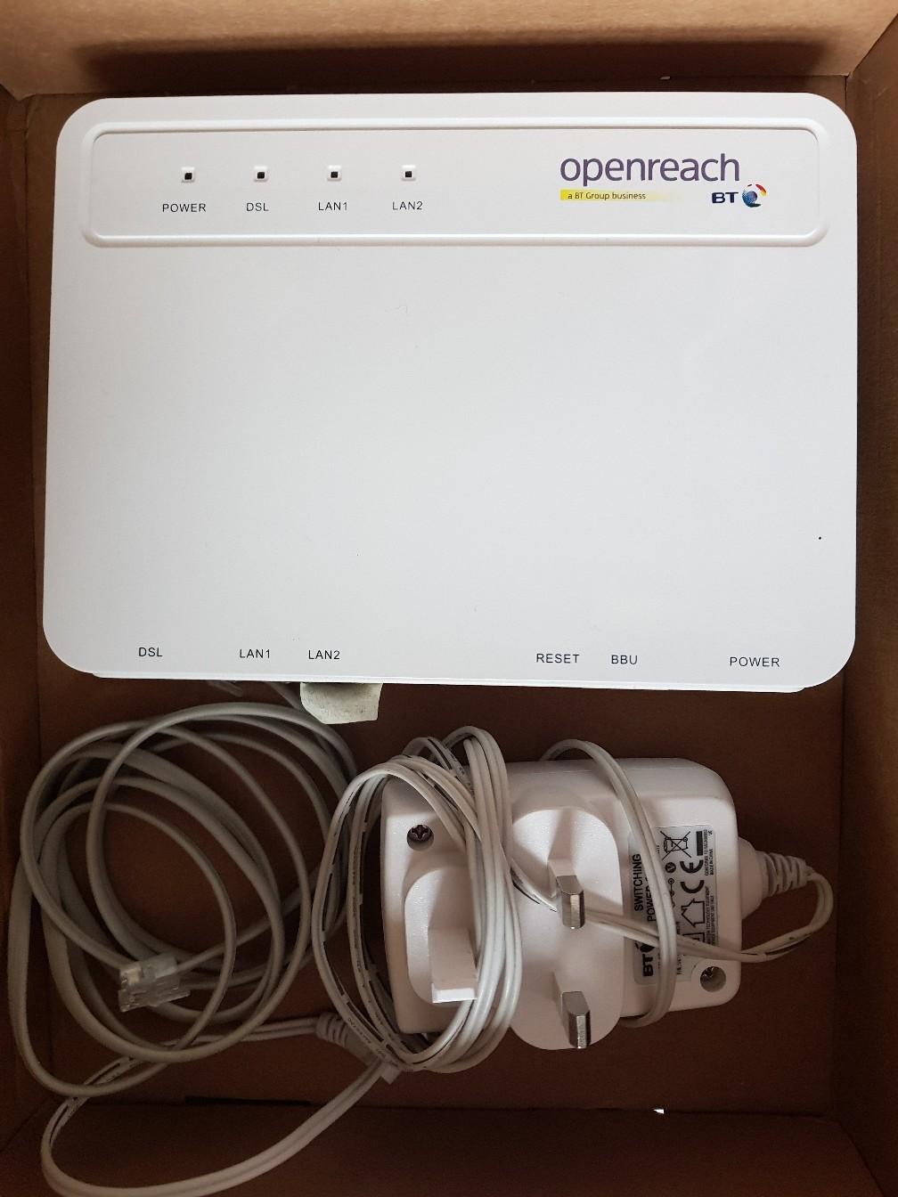 BT Openreach Huawei Echolife HG612 Modem in SG8 Hertfordshire for £15. ...