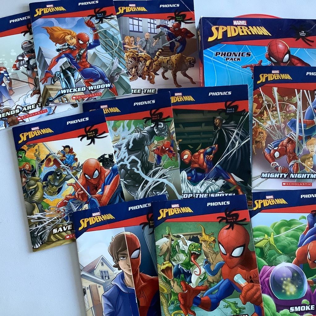 Spider-man and Marvel Phonics books in B74 Birmingham for £2.00 for ...