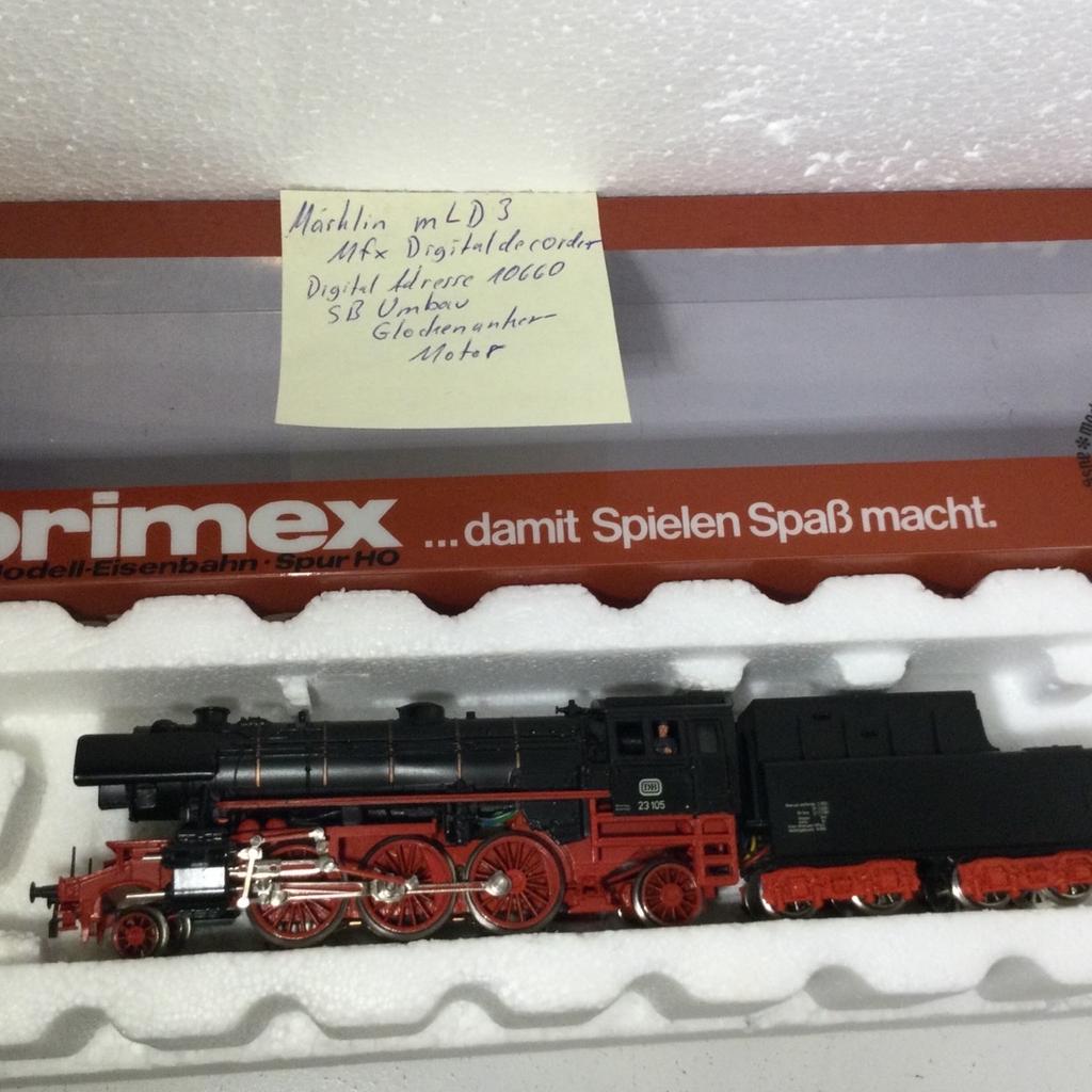 Märklin Dampflok BR23 mfx digital SB Umbau in 58579 Schalksmühle for € ...
