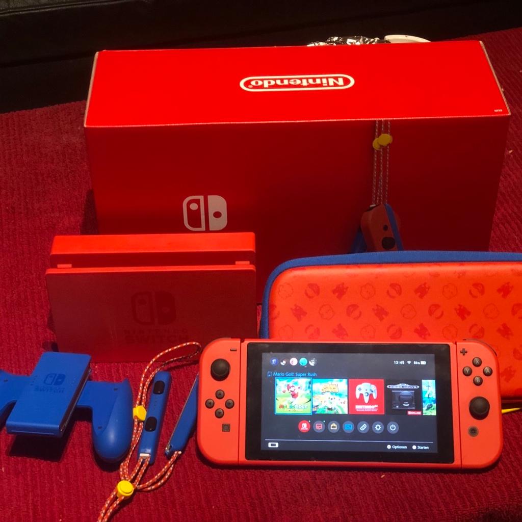 Nintendo Switch Mario Red & Blue Edition in 23843 Bad Oldesloe für 330 ...