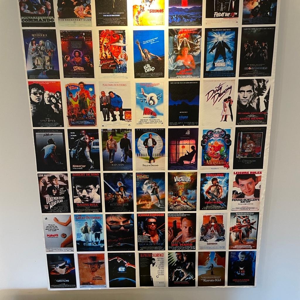 80s movie poster a2 canvas print in Borough of Spelthorne für £ 40,00 ...