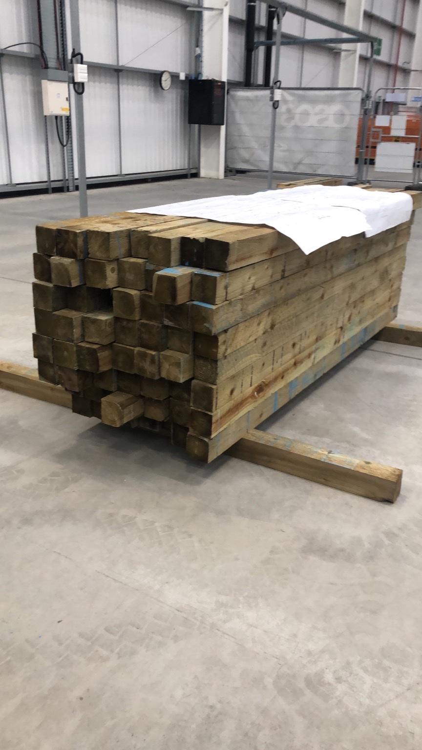 4x4 timber posts, in WS13 Lichfield for £8.00 for sale | Shpock