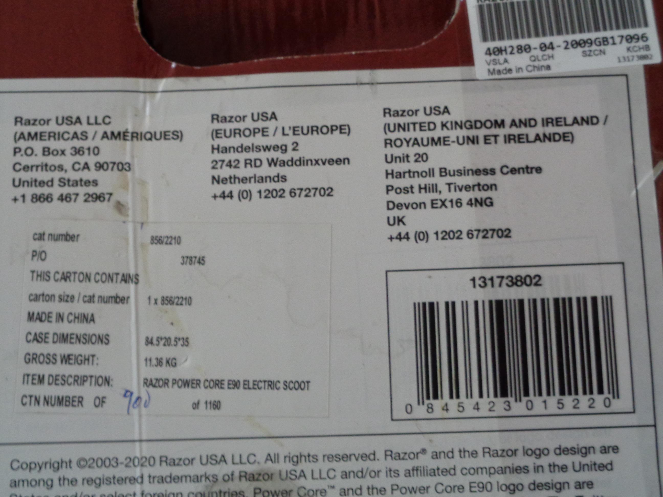 RAZOR E90 ELECTRIC SCOOTER (NEW) in NP44 Cwmbran for £115.00 for sale ...