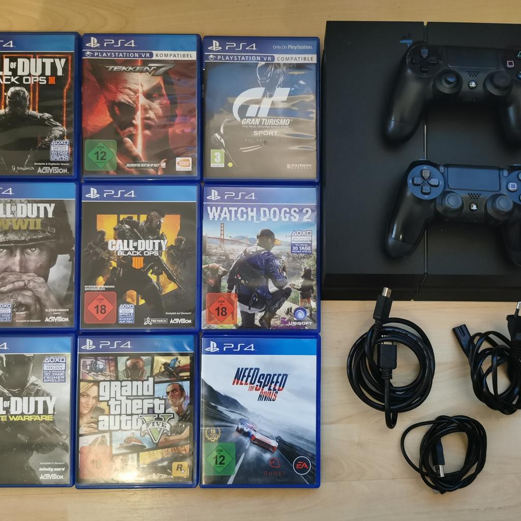 Playstation 4 + 2 Controller + 9 Games in 69115 Heidelberg for €225.00 ...