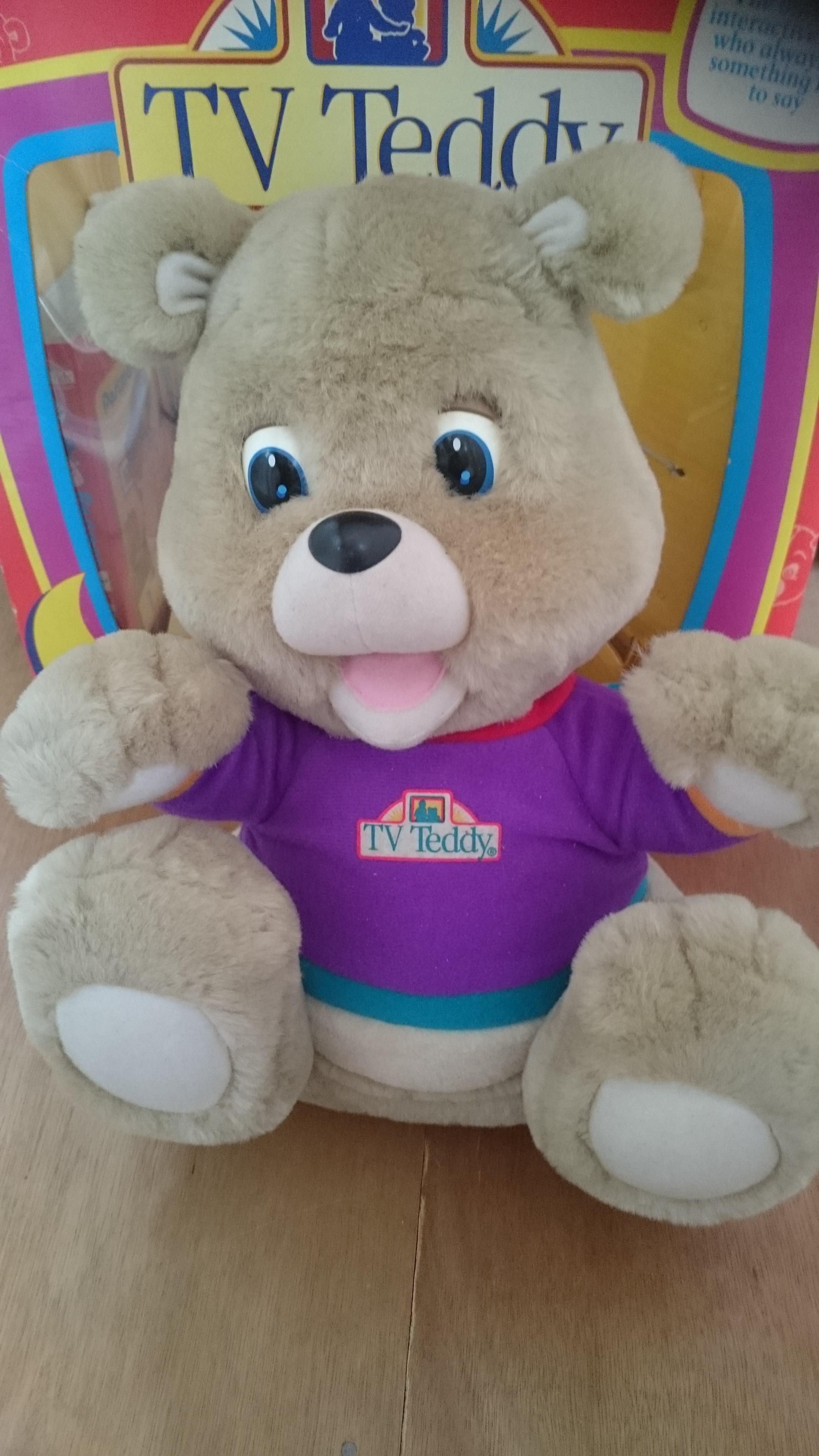 tomy tv teddy retro plush toy - vhs in WF4 Wakefield for £45.00 for ...