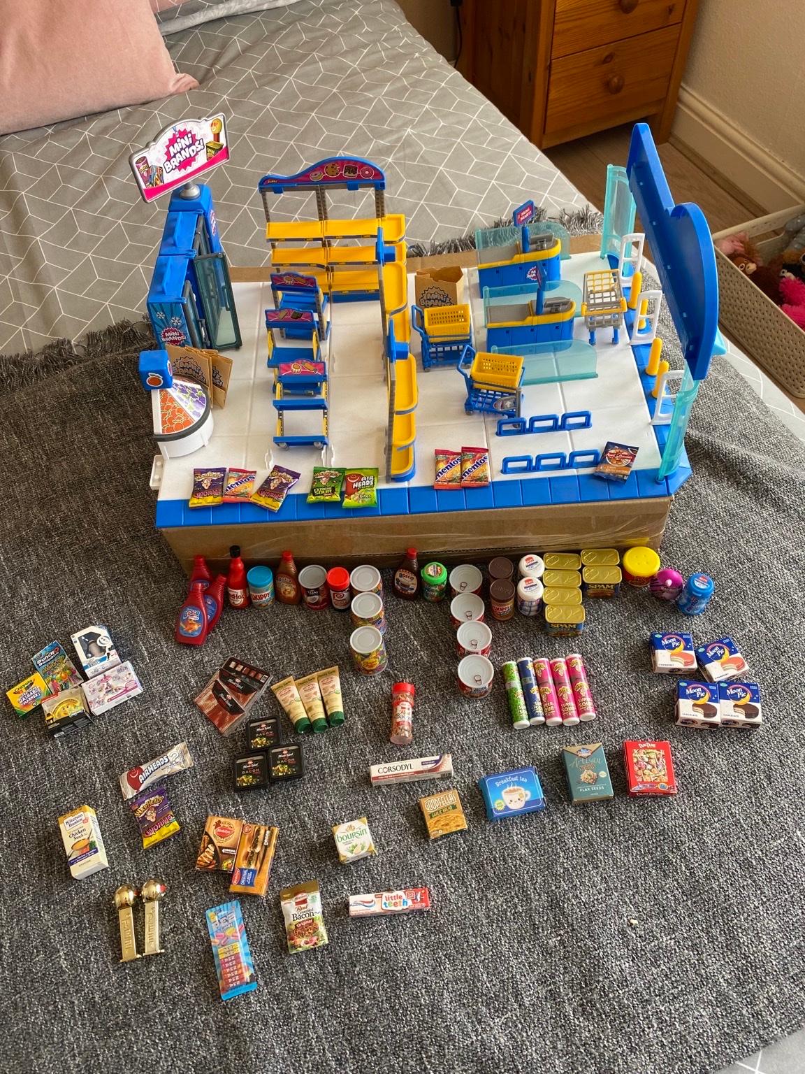 Mini brands super market set + food items in SM5 Sutton for £16.00 for ...