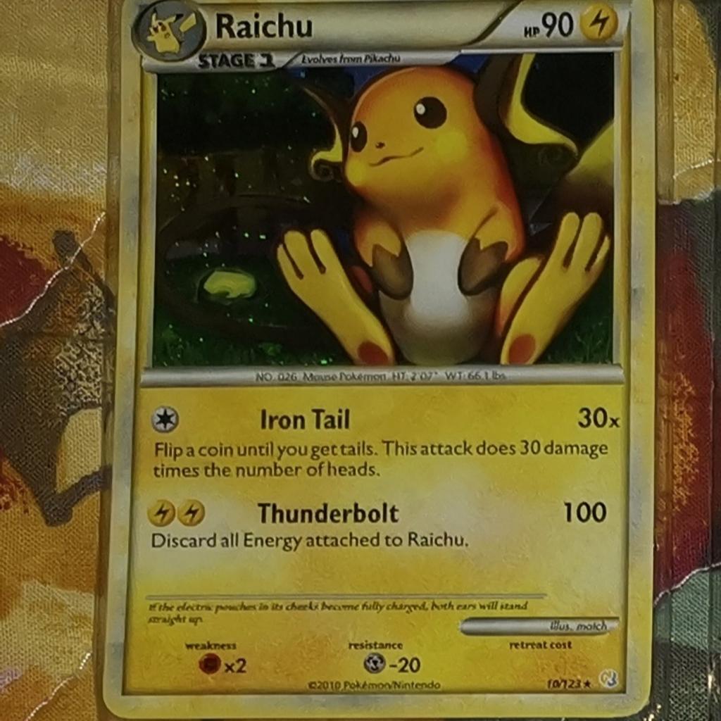 carta Pokemon rara Raichu foil 10/123 in 28075 Grignasco für 10,00 ...