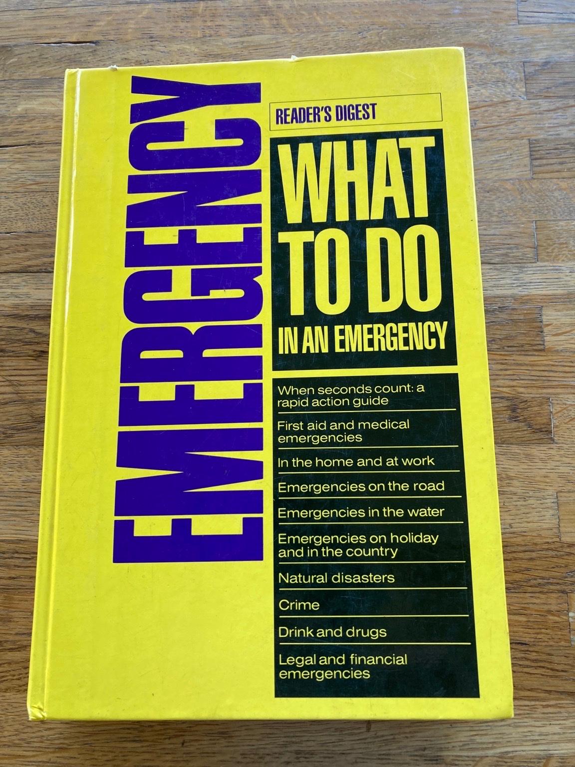 “What To Do In An Emergency “ Book in Bolton for £5.00 for sale | Shpock