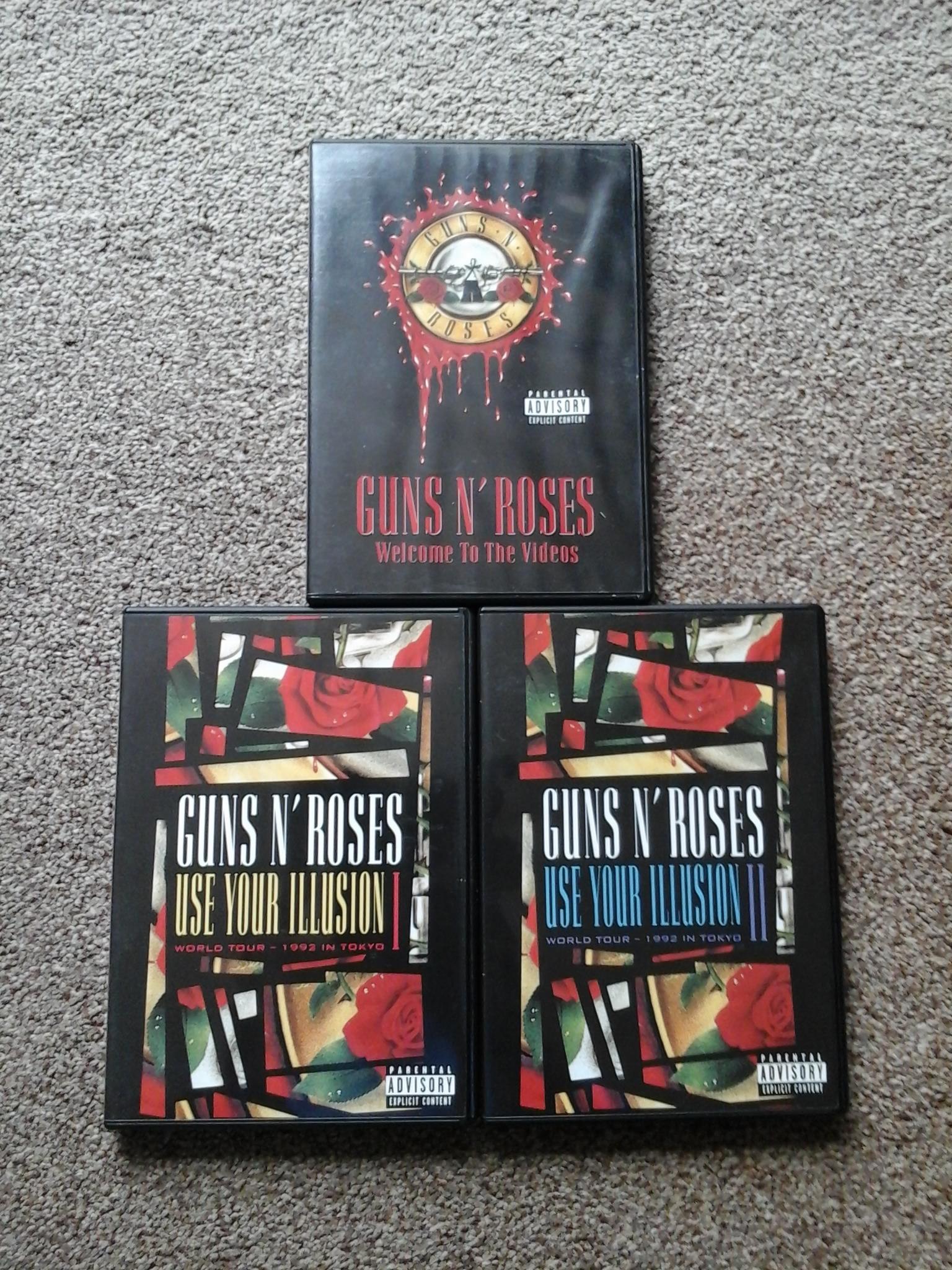 3 X guns n roses dvds in B63 Metropolitan Borough of Dudley für 3,00 ...