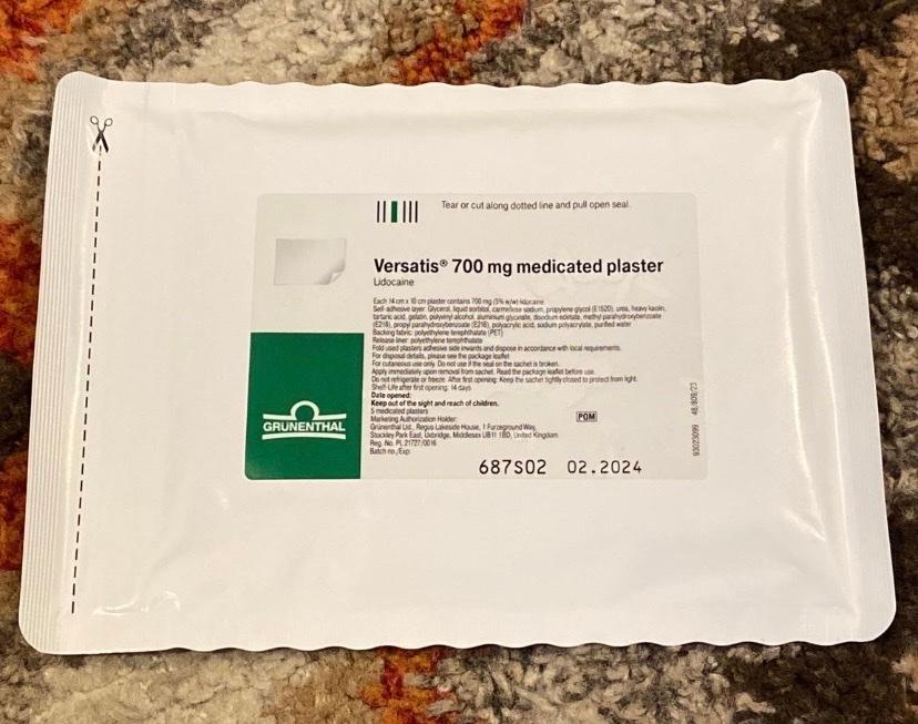 Versatis 700mg medicated first aid plaster in London Borough of ...