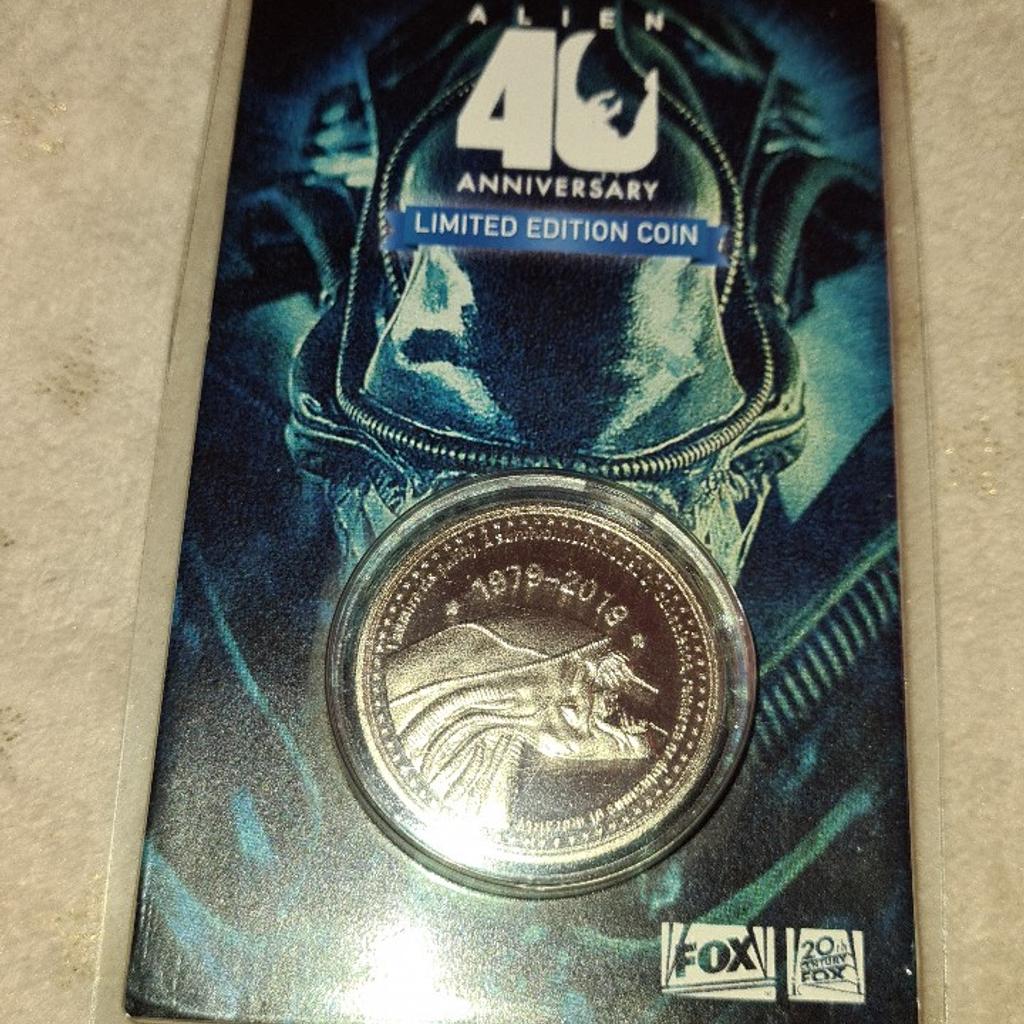 alien 40 anniversary limited edition coin in NG16 Bolsover für £ 6,00 ...